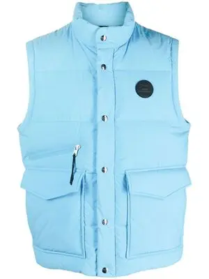 Woolrich Feather Down Gilet - Blue