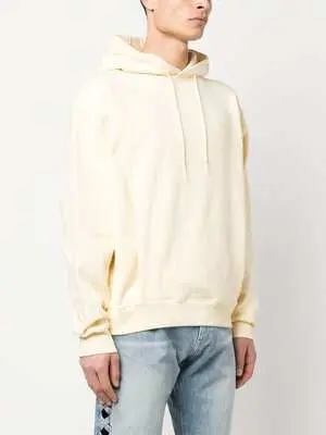 Martine Rose Graphic-print Cotton Hoodie - Yellow