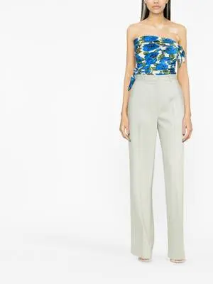 Philosophy Di Lorenzo Serafini Floral-print Strapless Top