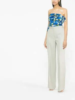 Philosophy Di Lorenzo Serafini Floral-print Strapless Top