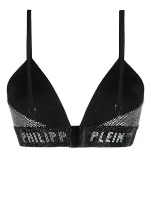 Philipp Plein Rhinestone Embellished Bra