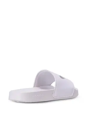 Adidas Adilette Lite Trefoil-logo Slides - White