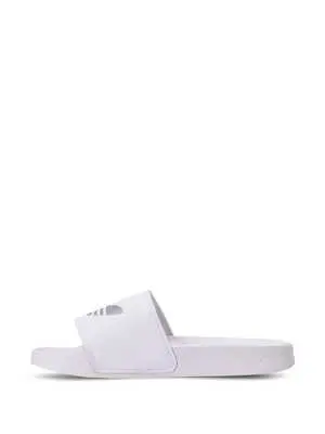 Adidas Adilette Lite Trefoil-logo Slides - White