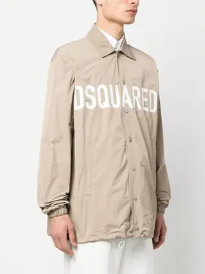 Dsquared2 Logo-print Light Jacket - Neutrals
