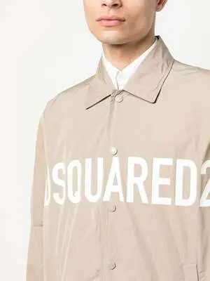 Dsquared2 Logo-print Light Jacket - Neutrals