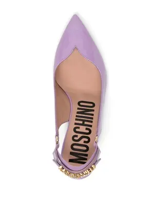 Moschino 55mm Leather Pumps