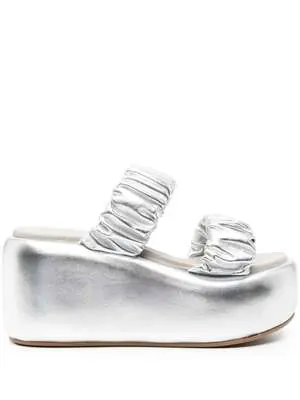 LE SILLA Aiko Platform Strap Sandals - Grey