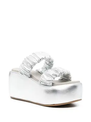 LE SILLA Aiko Platform Strap Sandals - Grey