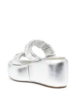 LE SILLA Aiko Platform Strap Sandals - Grey