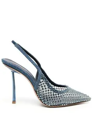 LE SILLA Gilda Embellished Slingback Sandals