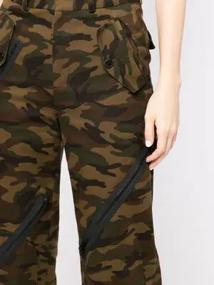 Monse Camouflage Zip-detail Trousers