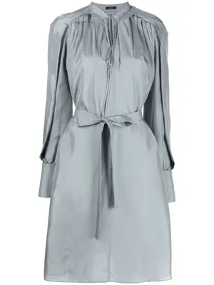 JOSEPH Long-sleeve Silk Dress