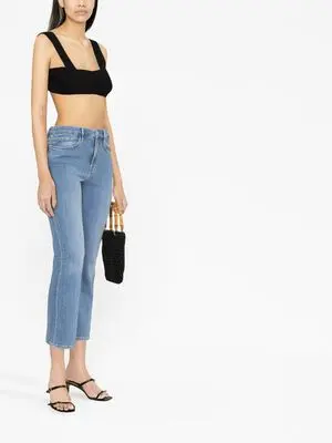 PATOU Square-neck Crop Top