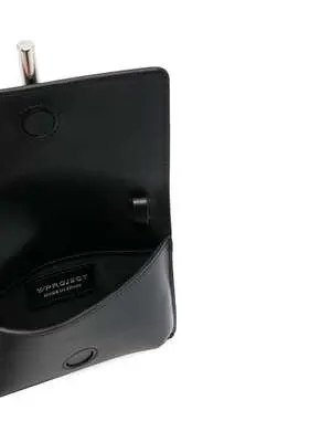 Y/project Logo-plaque Crossbody Bag - Black