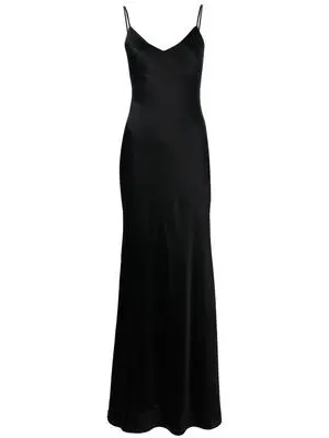 L'Agence Silk Maxi Slip Dress