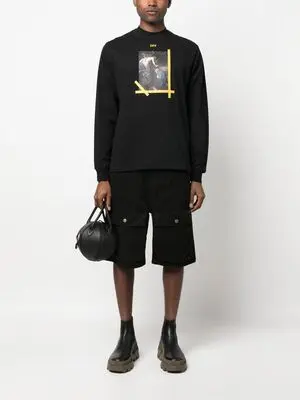 Off-White Painting-print Long-sleeve T-shirt