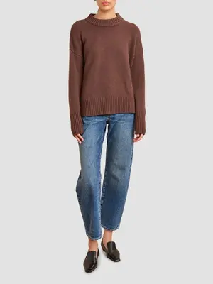LA LIGNE Solid Marin Sweater - Chocolate