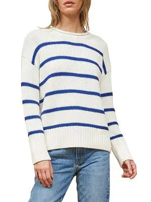 LA LIGNE Marina Sweater Cobalt Cream