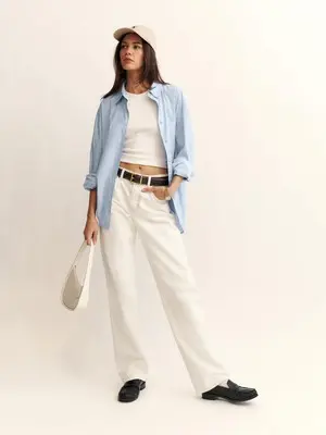 Reformation Straight Leg Bottoms For Women