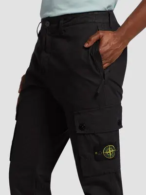Stone Island Slim-fit Cotton Cargo Pants