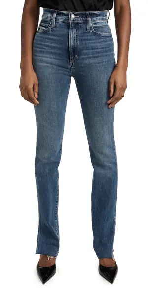 FAVORITE DAUGHTER Valentina Super High Rise Tower Jeans - Medium Indigo