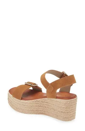 Cordani Betsy Espadrille Wedge Sandal - Cuero Suede