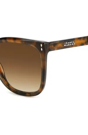 Isabel Marant Étoile 57mm Gradient Square Sunglasses - Havana/brown Gradient