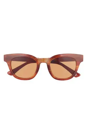 AIRE 50mm D-frame Sunglasses - Hazelnut Marble/brown Mono