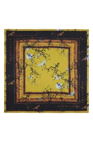 ALLSAINTS Aurora Silk Square Scarf