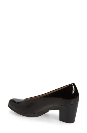 WONDERS Leather Pumps - Lack Black