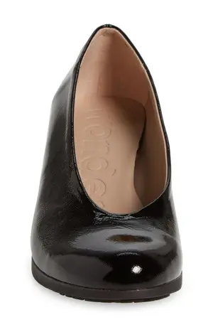 WONDERS Leather Pumps - Lack Black