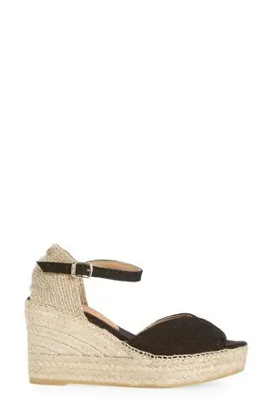 TONI PONS Lua Espadrille Wedge Sandal - Negre/black