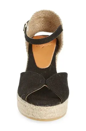 TONI PONS Lua Espadrille Wedge Sandal - Negre/black