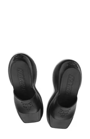 NAKED WOLFE Chic Platform Slide Sandal