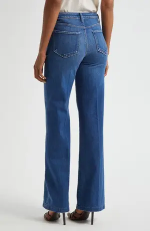 L'Agence Clayton Wide-leg Jeans - Kaplan