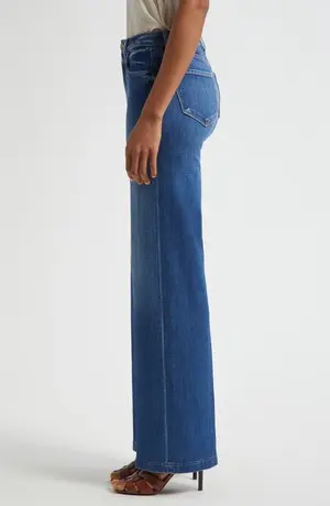 L'Agence Clayton Wide-leg Jeans - Kaplan