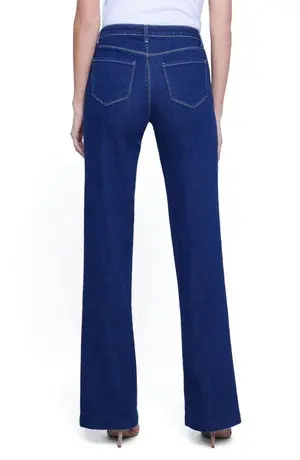 L'Agence Clayton Wide-leg Jeans