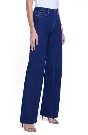 L'Agence Clayton Wide-leg Jeans