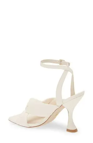 STUART WEITZMAN Playa Ankle Strap 100 Knot Sandal - Seashell