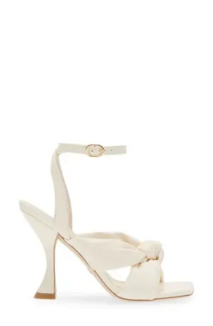 STUART WEITZMAN Playa Ankle Strap 100 Knot Sandal - Seashell