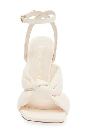 STUART WEITZMAN Playa Ankle Strap 100 Knot Sandal - Seashell