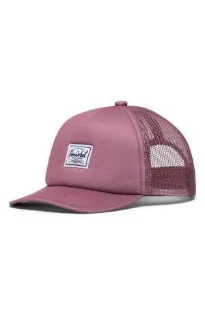 Herschel Supply Co. Whaler Mesh Trucker Cap - Ash Rose Classic Logo
