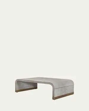 INTERLUDE HOME Sutherland Cocktail Table - Grey