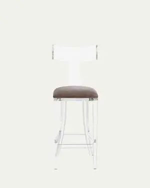 INTERLUDE HOME Tristan Klismos Counter Stool, 26