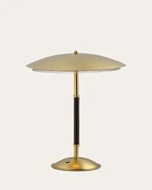Studio M Mat Sanders Design From Prismatic Led Table Lamp - Natural Aged Brass