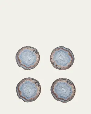 KIM SEYBERT Strata Coasters, Set Of 4