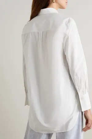 Another Tomorrow Net Sustain Oversized Organic Cotton Shirt