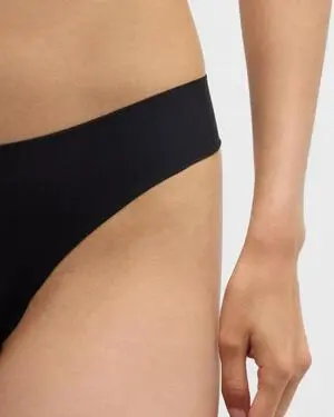 Commando Butter Seamless Thong - Black