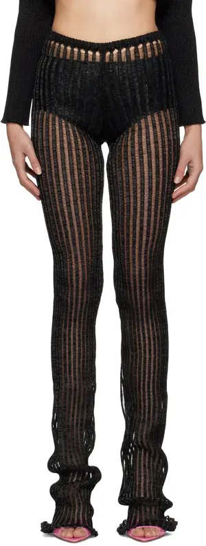 A. ROEGE HOVE A. ROEGE HOVE Black Patricia Lounge Pants - Black