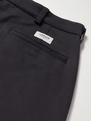 GHIAIA Straight-leg Cotton Chinos